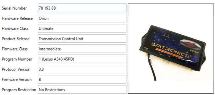 TCU Information | Spitronics Support