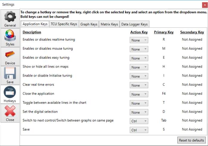 Tuning Menu | Spitronics Support