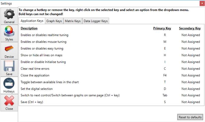 Tuning Menu | Spitronics Support